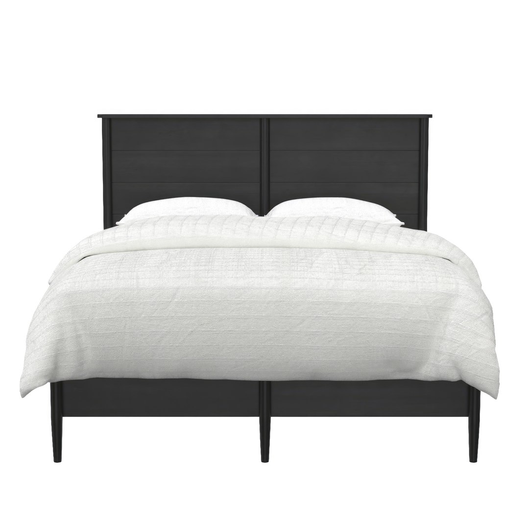 3D Curated Langley Queen Bed - TurboSquid 2088137