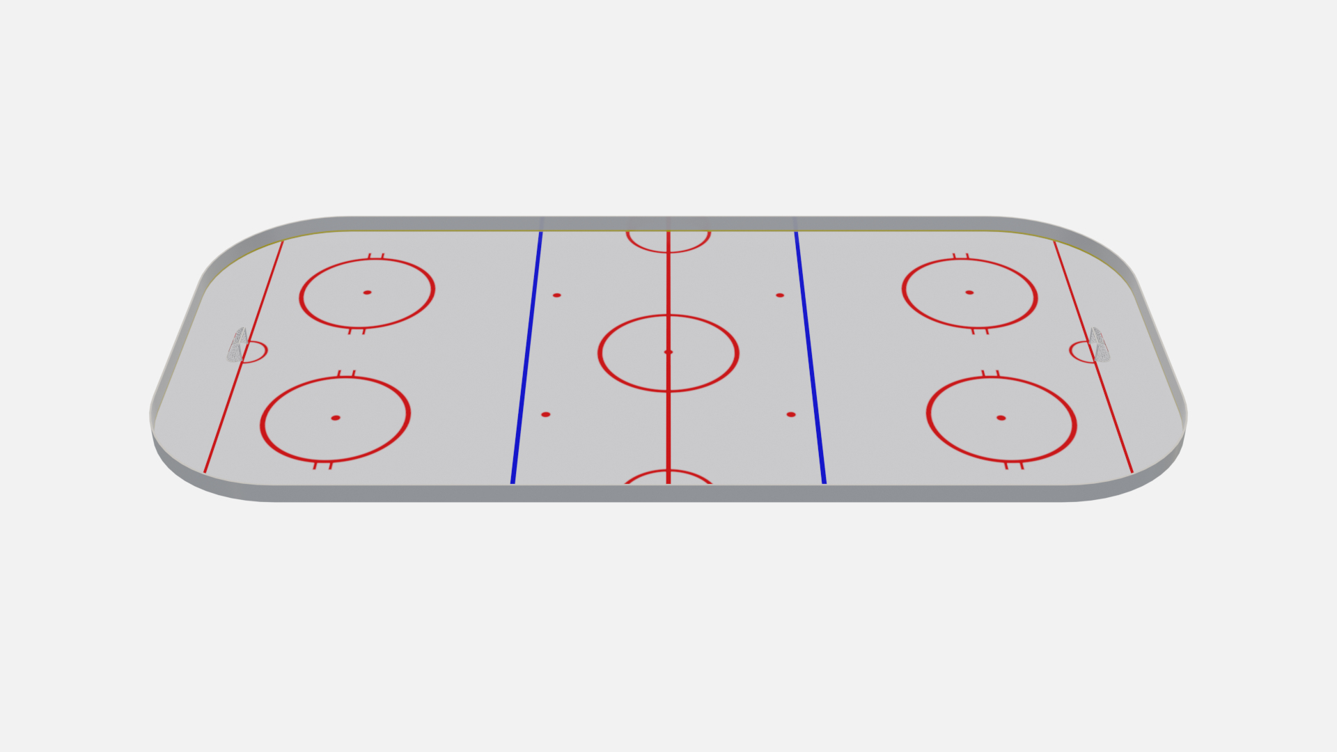 3D Realistic Ice Hockey Rink Model - TurboSquid 1861314