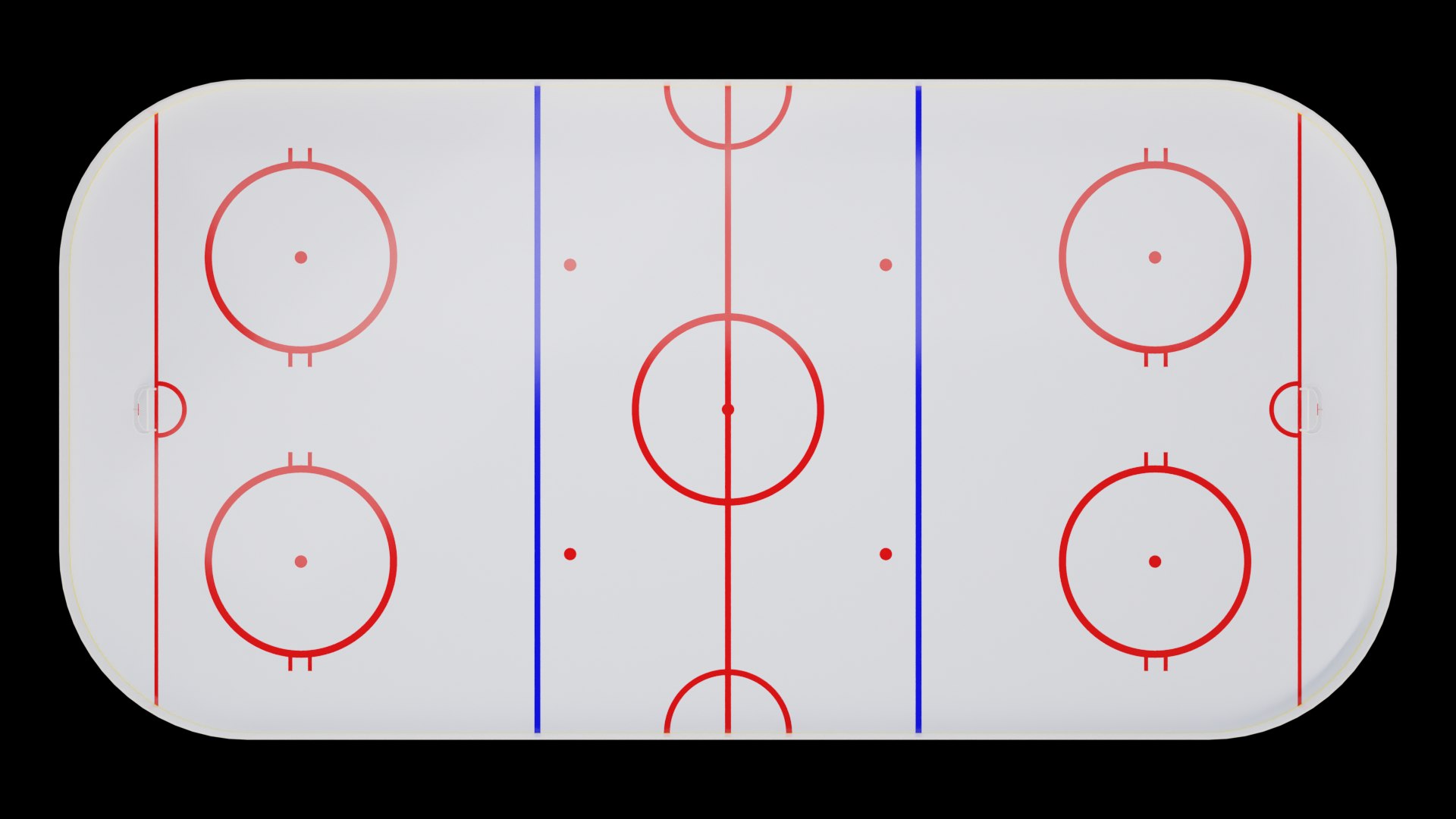 3D Realistic Ice Hockey Rink Model - TurboSquid 1861314