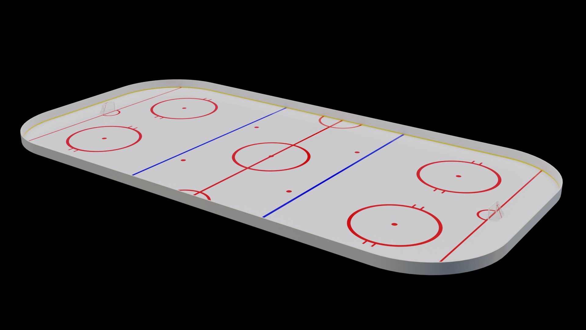 3D Realistic Ice Hockey Rink Model - TurboSquid 1861314