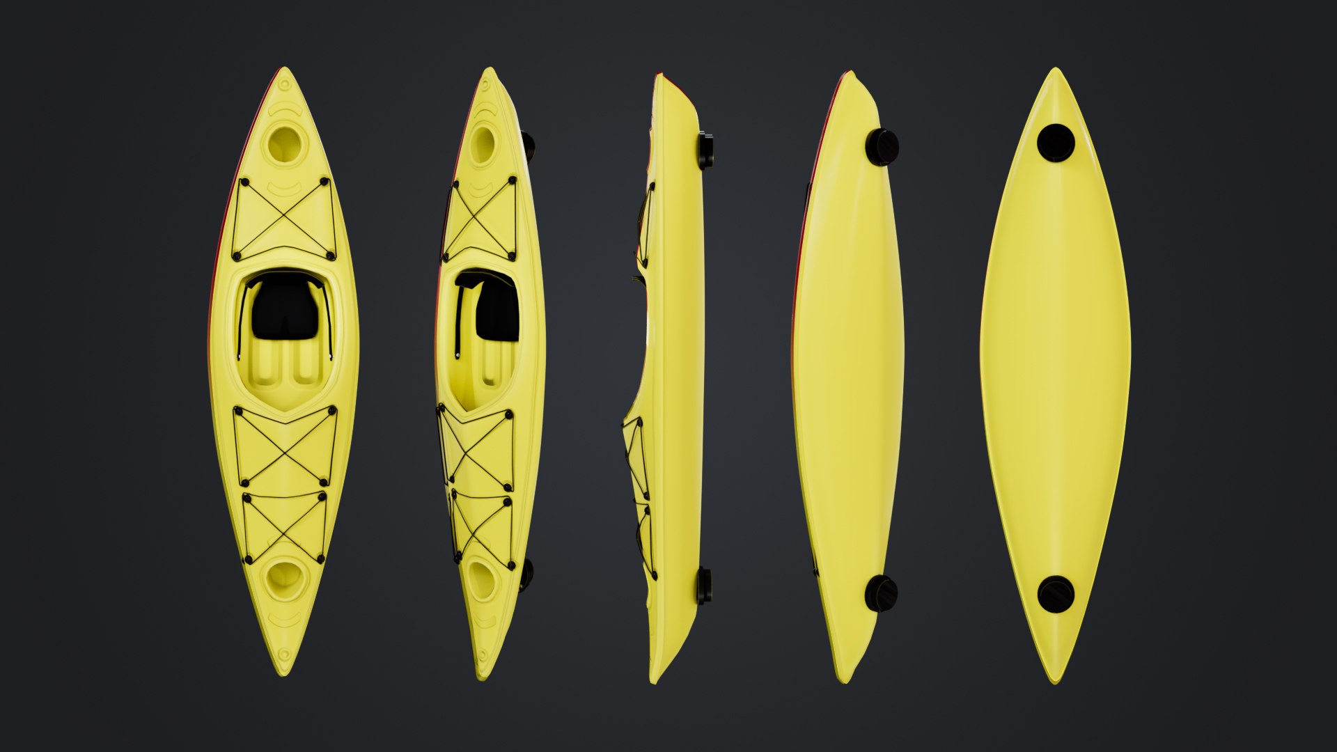 3D Kayak - TurboSquid 2244879