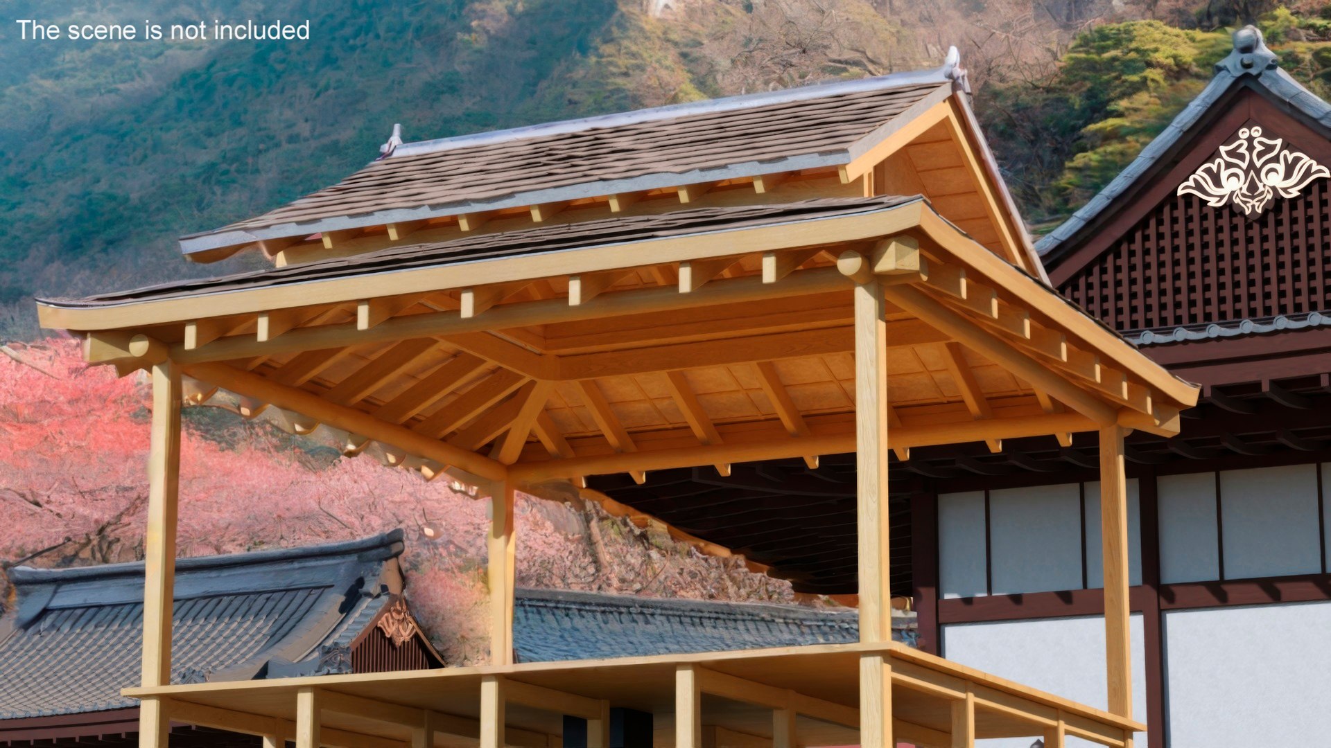 Japanese Gazebo 3D Model - TurboSquid 2276912