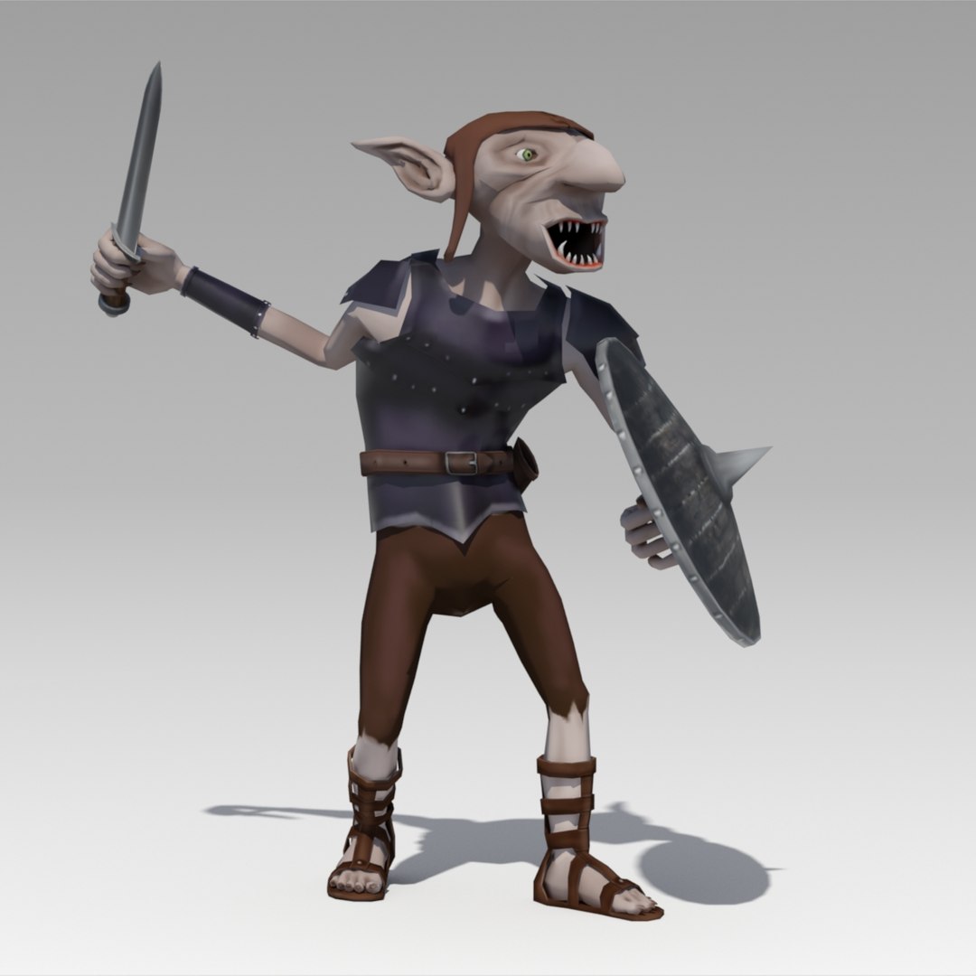 3d Model Goblin Animations
