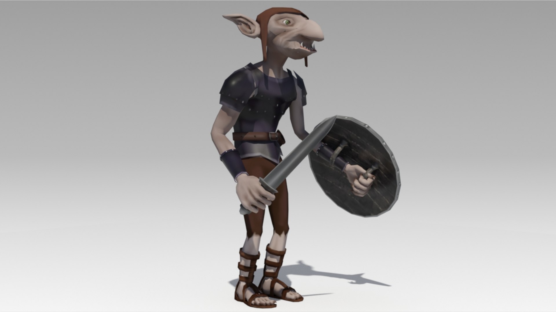 3d Model Goblin Animations