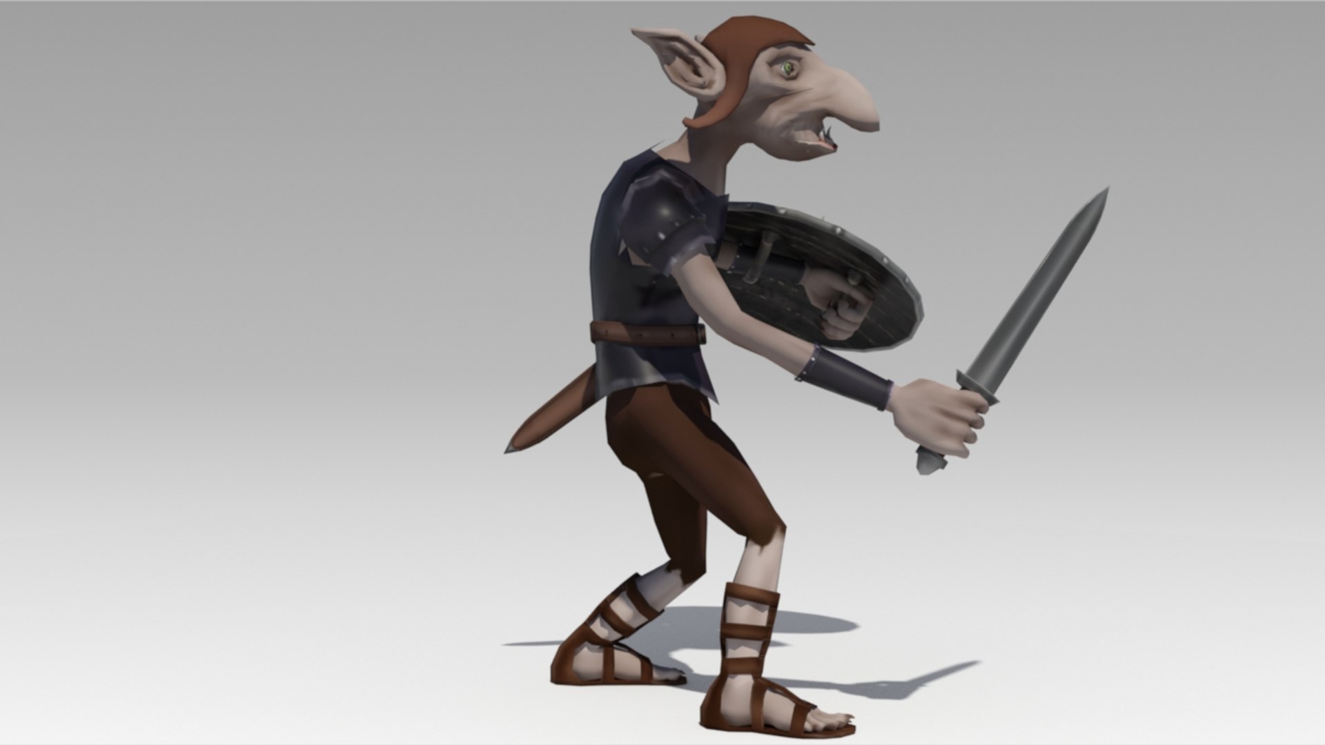 3d Model Goblin Animations