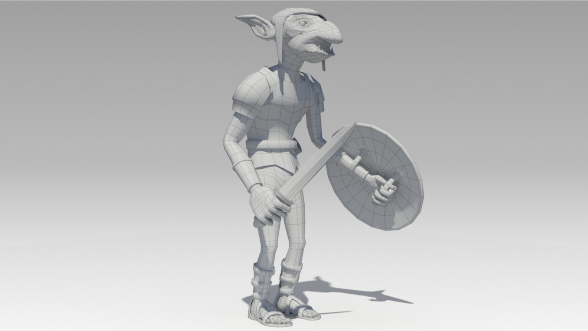 3d Model Goblin Animations