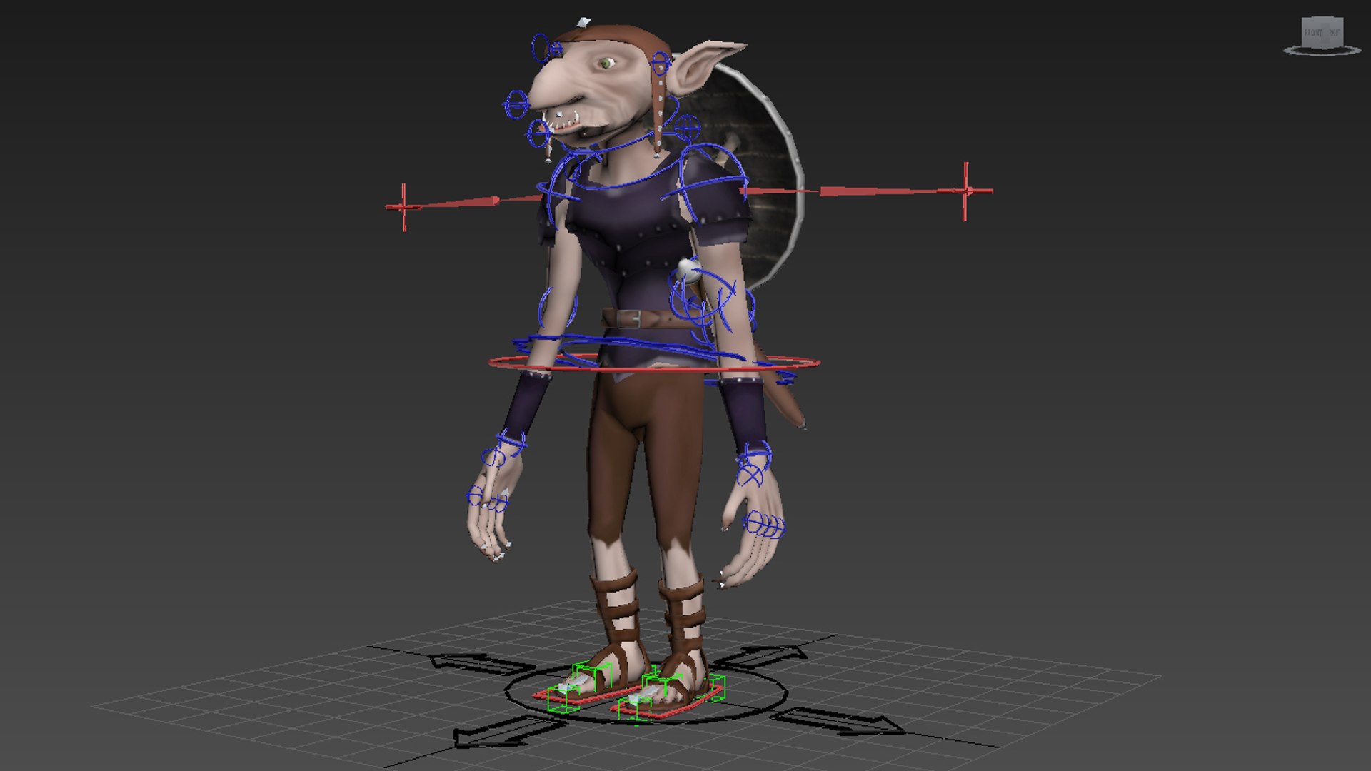 3d Model Goblin Animations