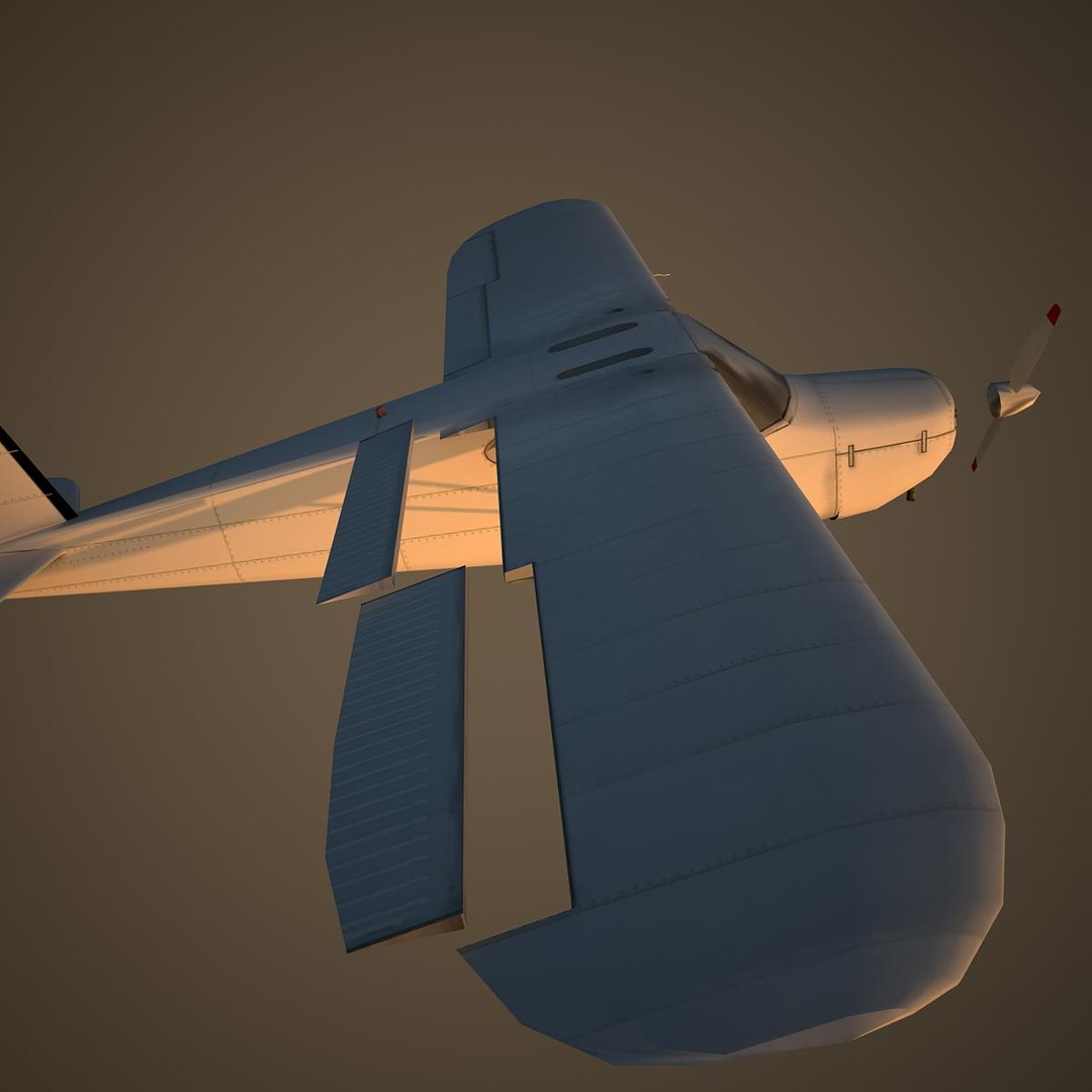 Cessna 140 Basic Aircraft 3d Max