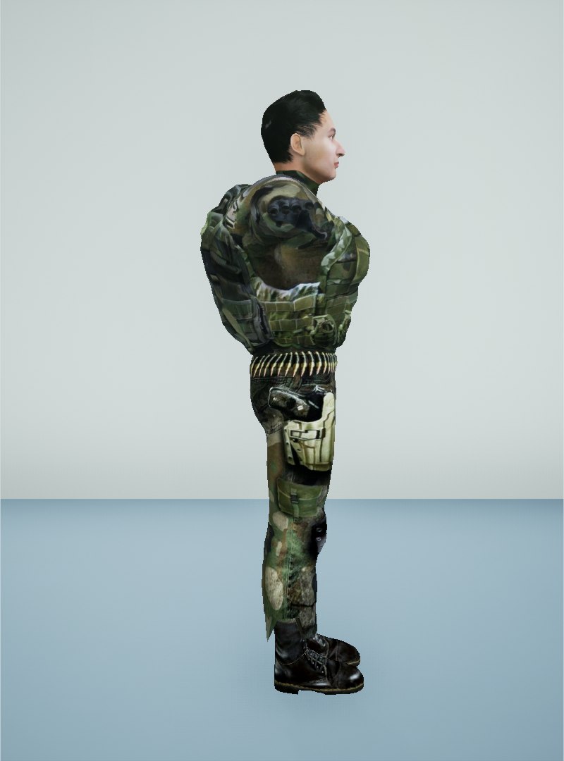 3d Rigged Character Solder