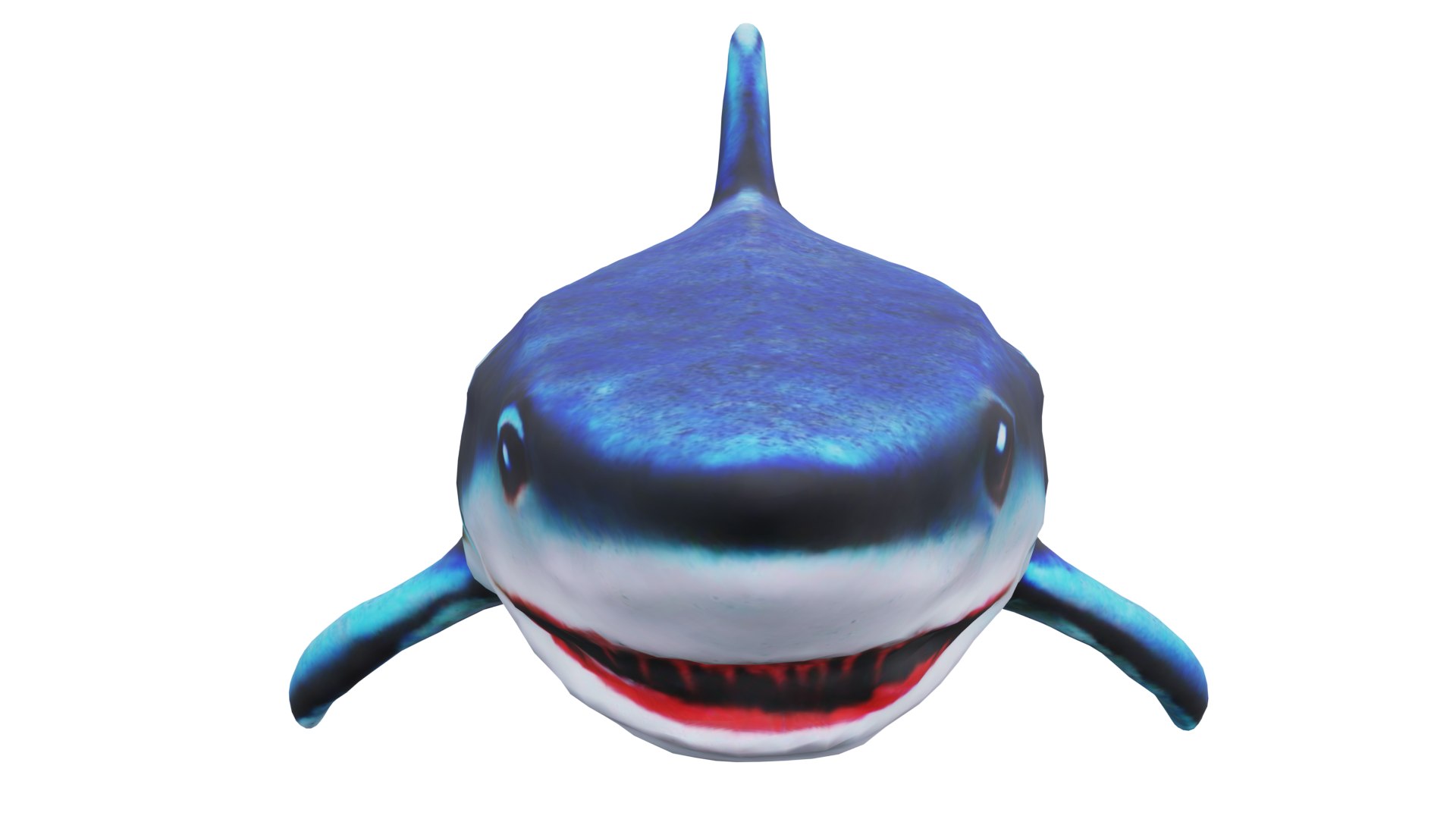 Low-poly Shark 3D Model - TurboSquid 2200614