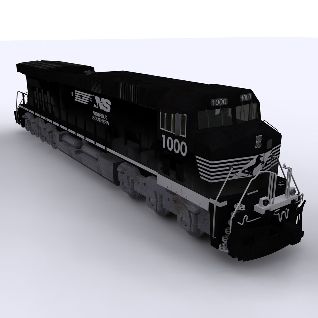 Norfolk Ge Locomotive 3D Model - TurboSquid 1379061