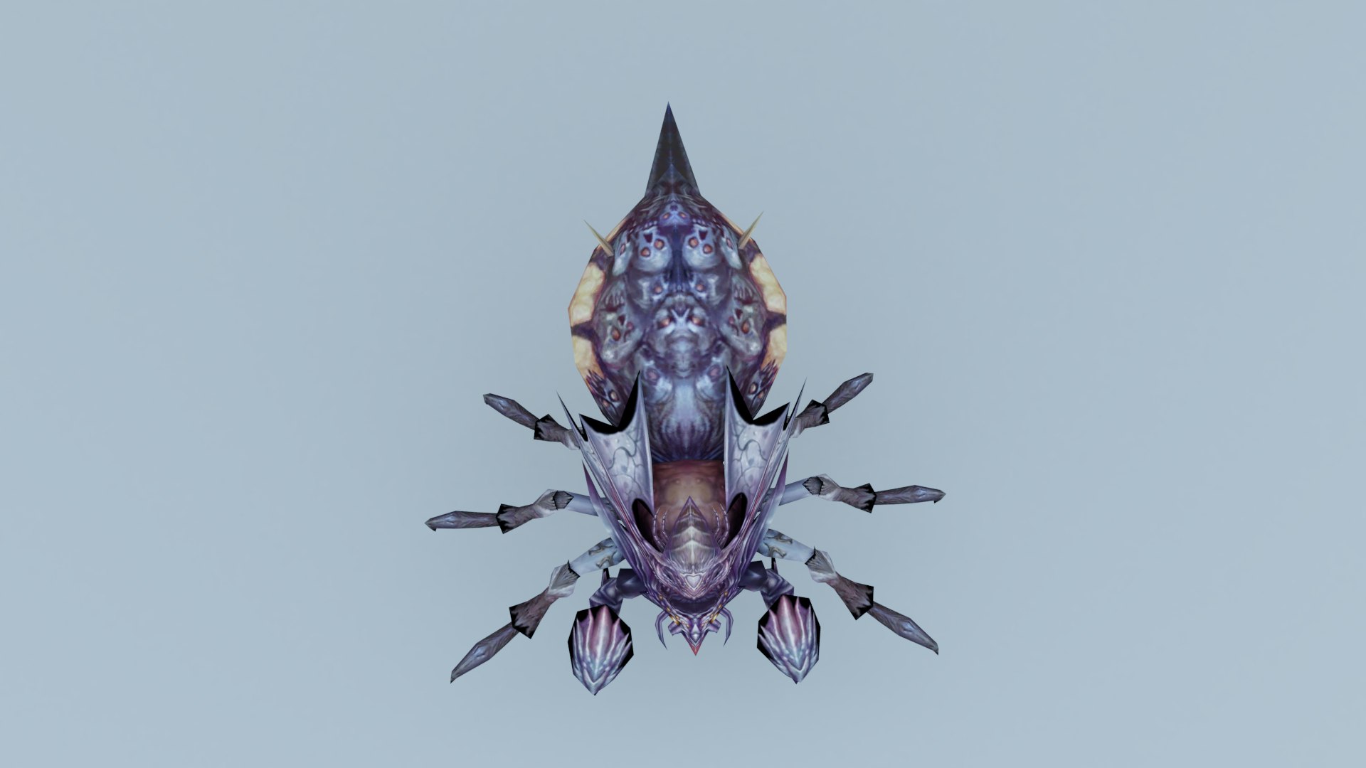 3D Monster Insect Boss Renmianzhizhu - TurboSquid 1849562