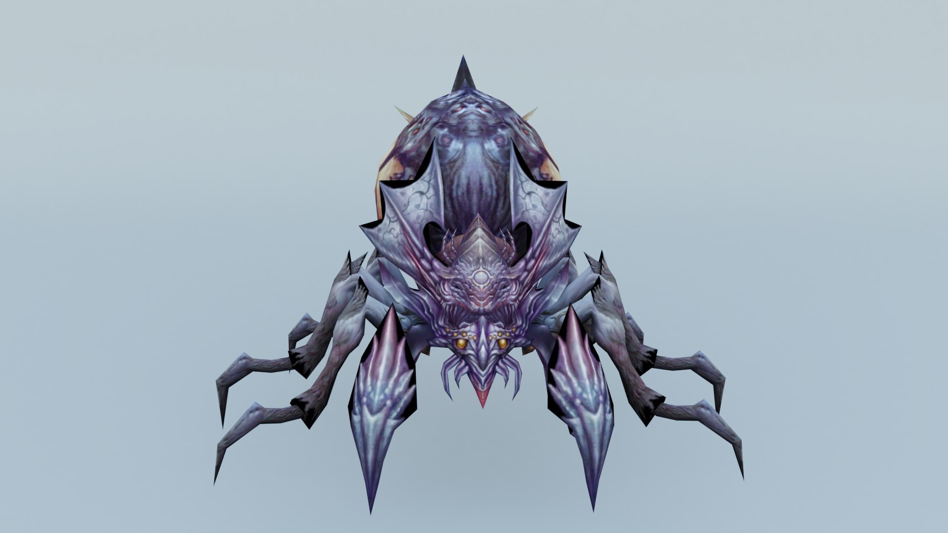 3D Monster Insect Boss Renmianzhizhu - TurboSquid 1849562