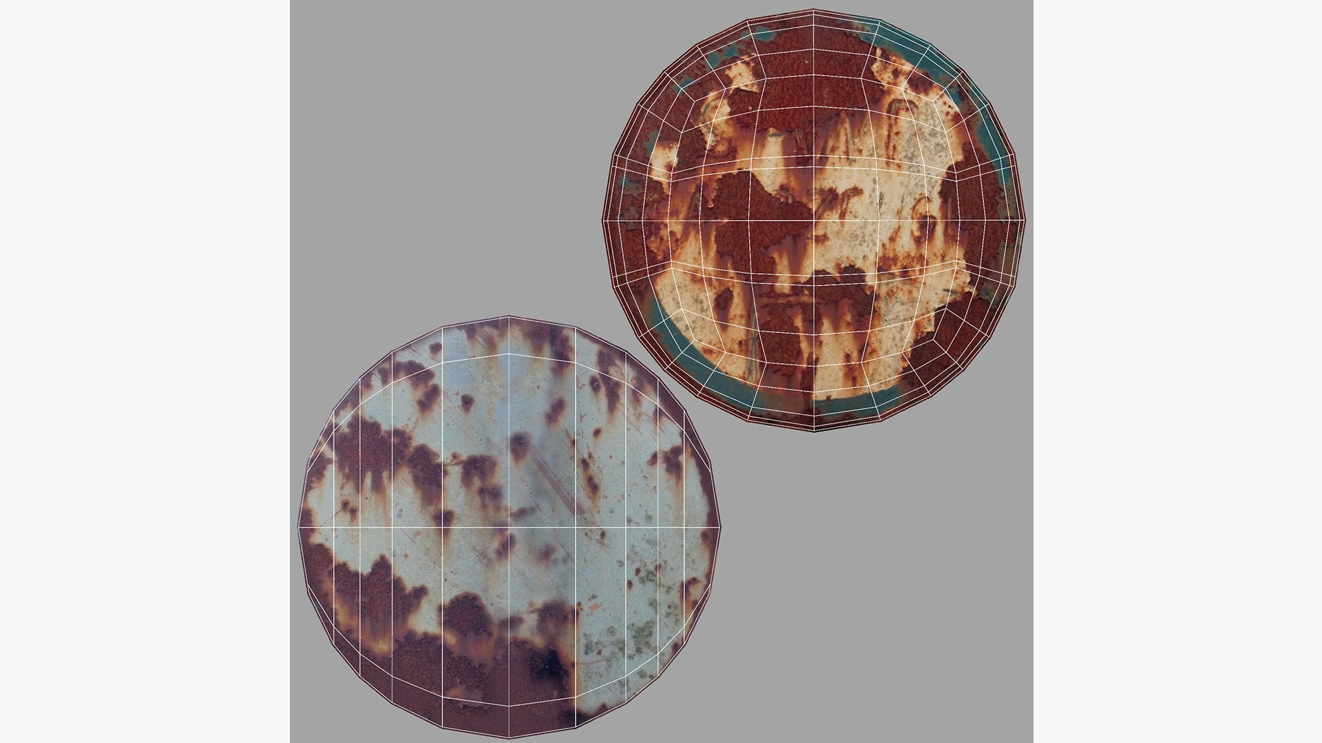 3D Old Rusty Signs Set - TurboSquid 2154689