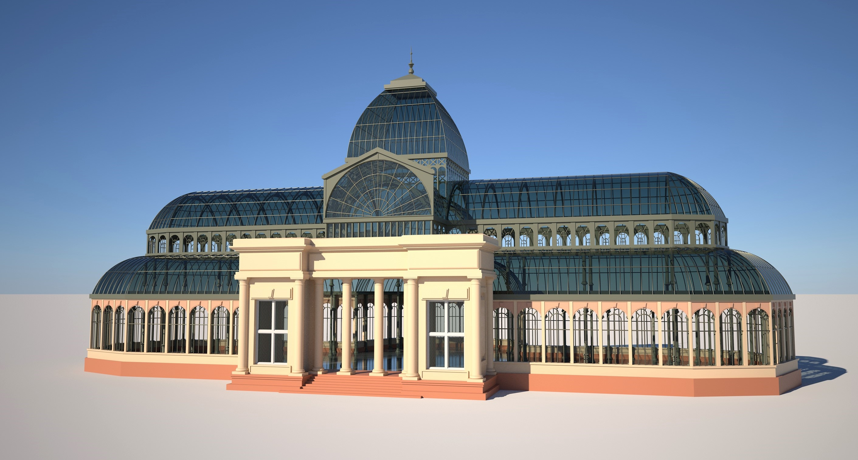 Crystal palace 3D model - TurboSquid 1348915