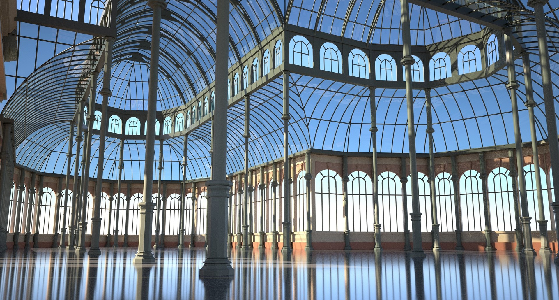 Crystal Palace 3D Model - TurboSquid 1348915