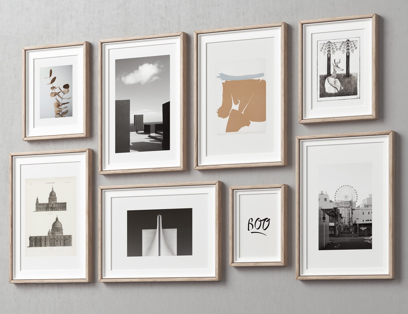 3D Picture Frames Set-469 model - TurboSquid 2155044