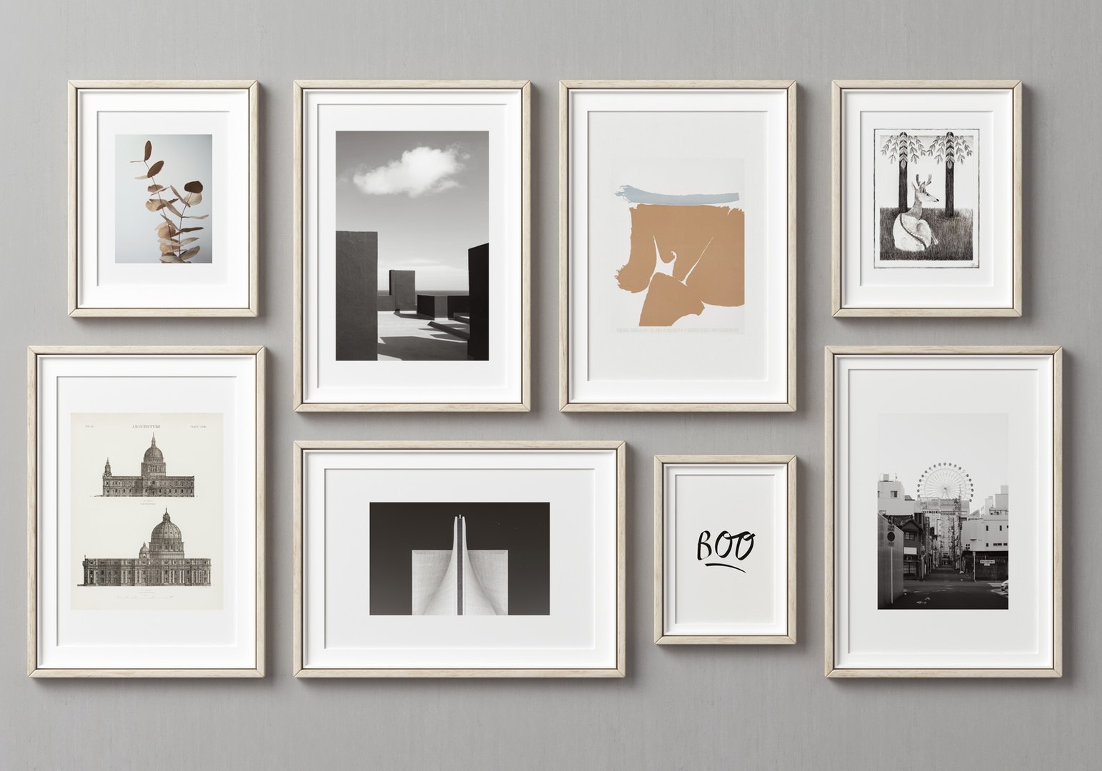 3D Picture Frames Set-469 model - TurboSquid 2155044