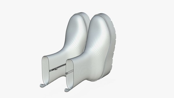 modelo 3d Realistic Leather Boots V79 - TurboSquid 1957483