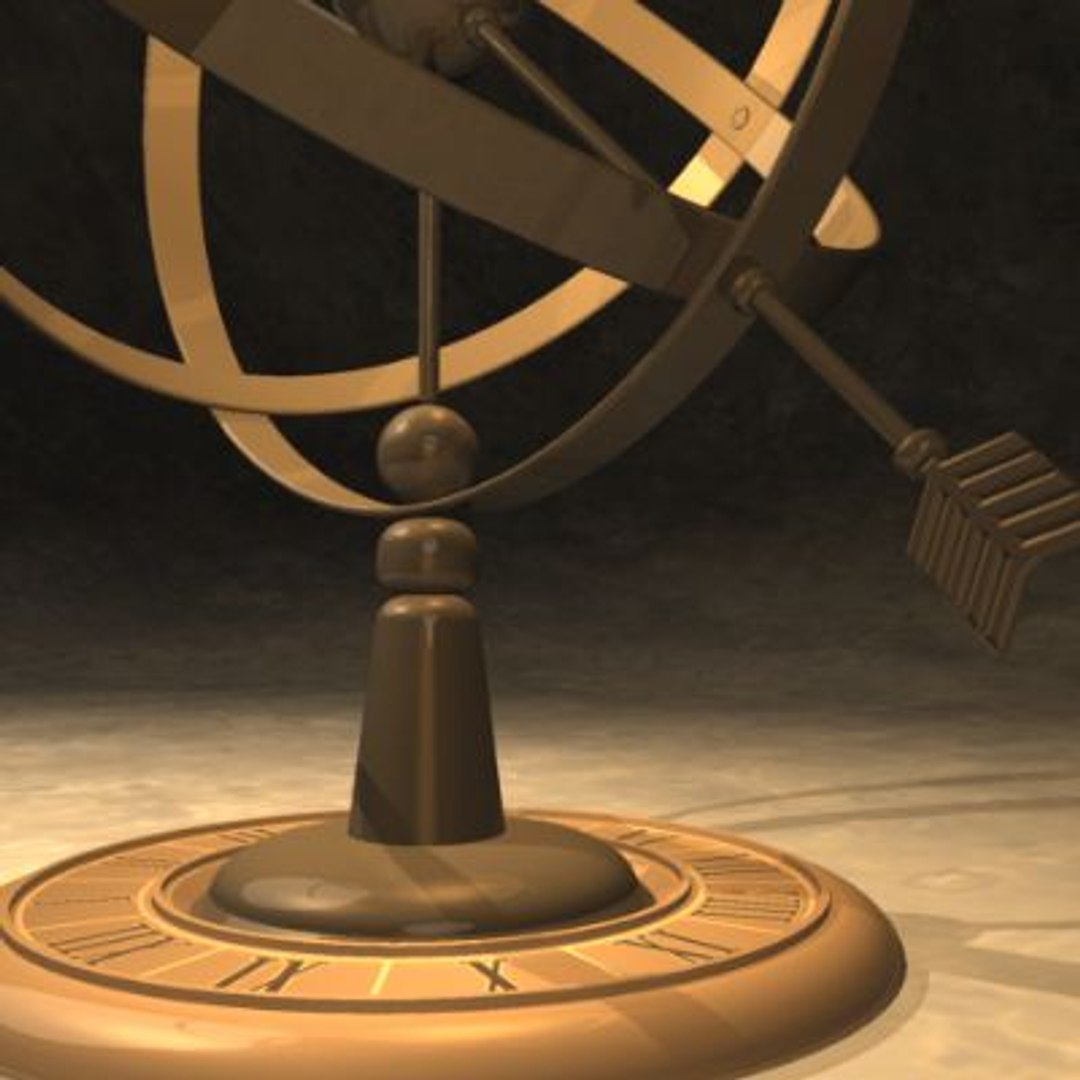 sun dial 3d model