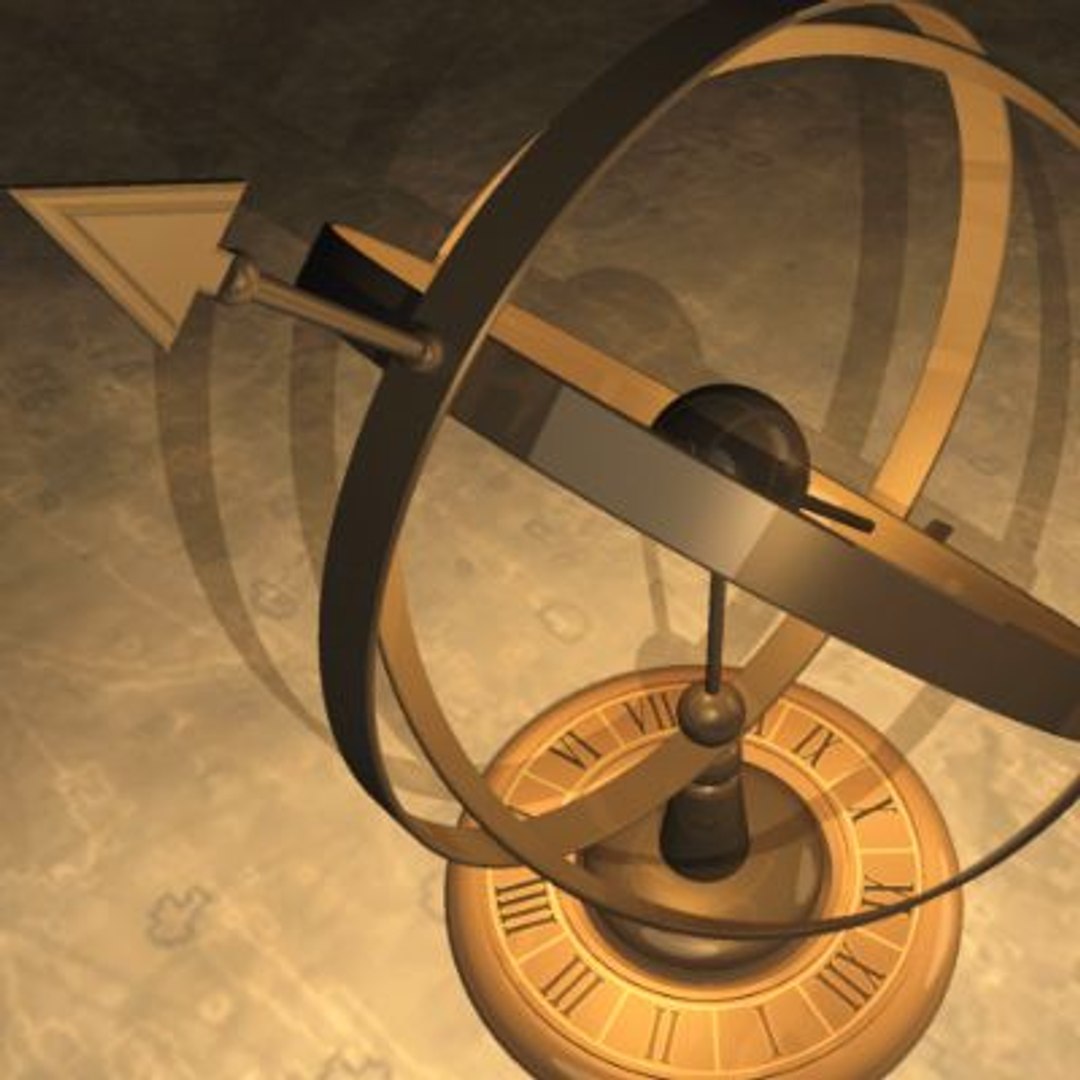 sun dial 3d model