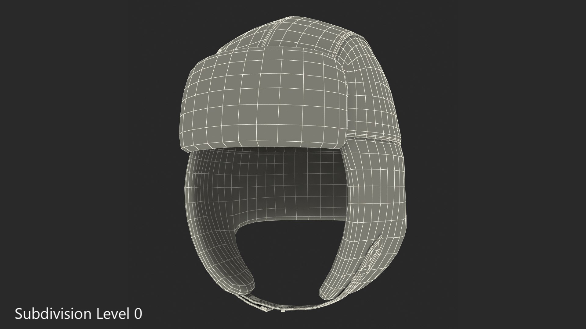 Trapper Hat White 3D Model - TurboSquid 1430459