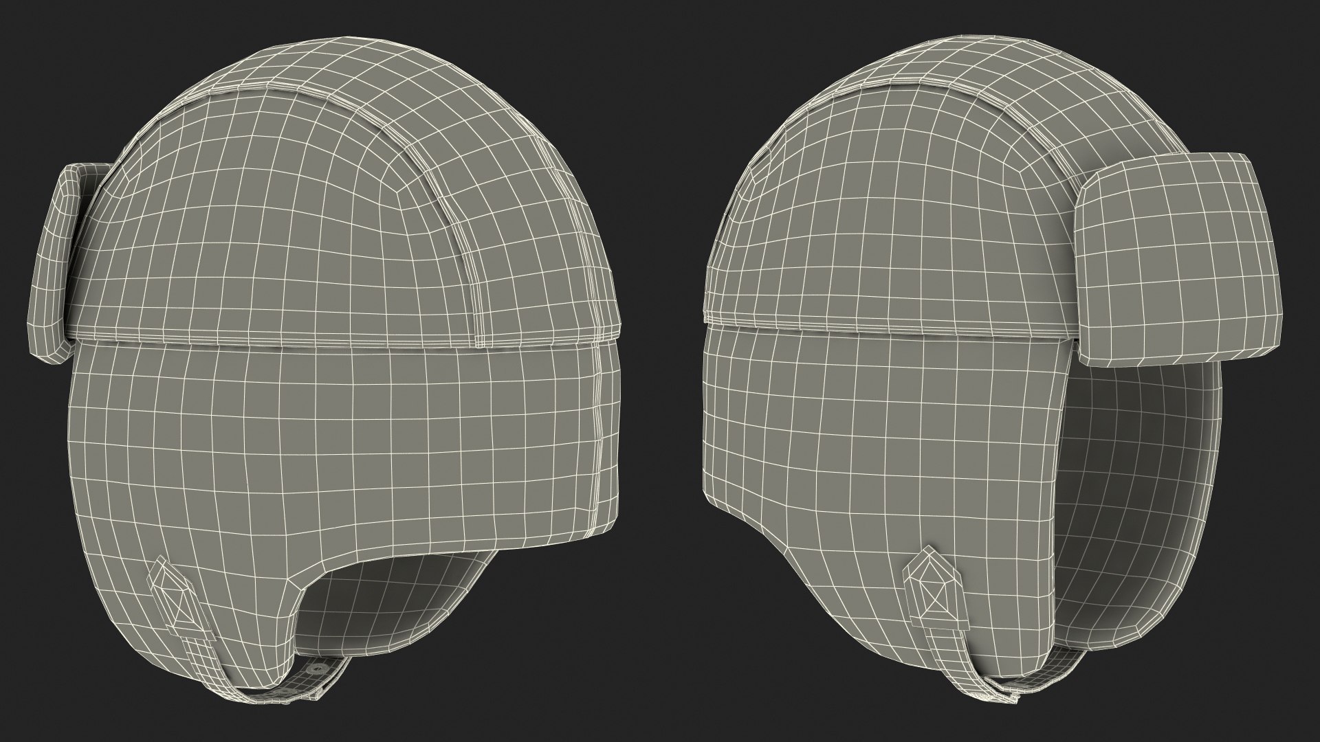 Trapper Hat White 3D Model - TurboSquid 1430459