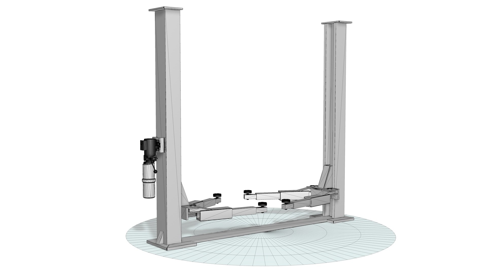 Car Lift Model - TurboSquid 1674510
