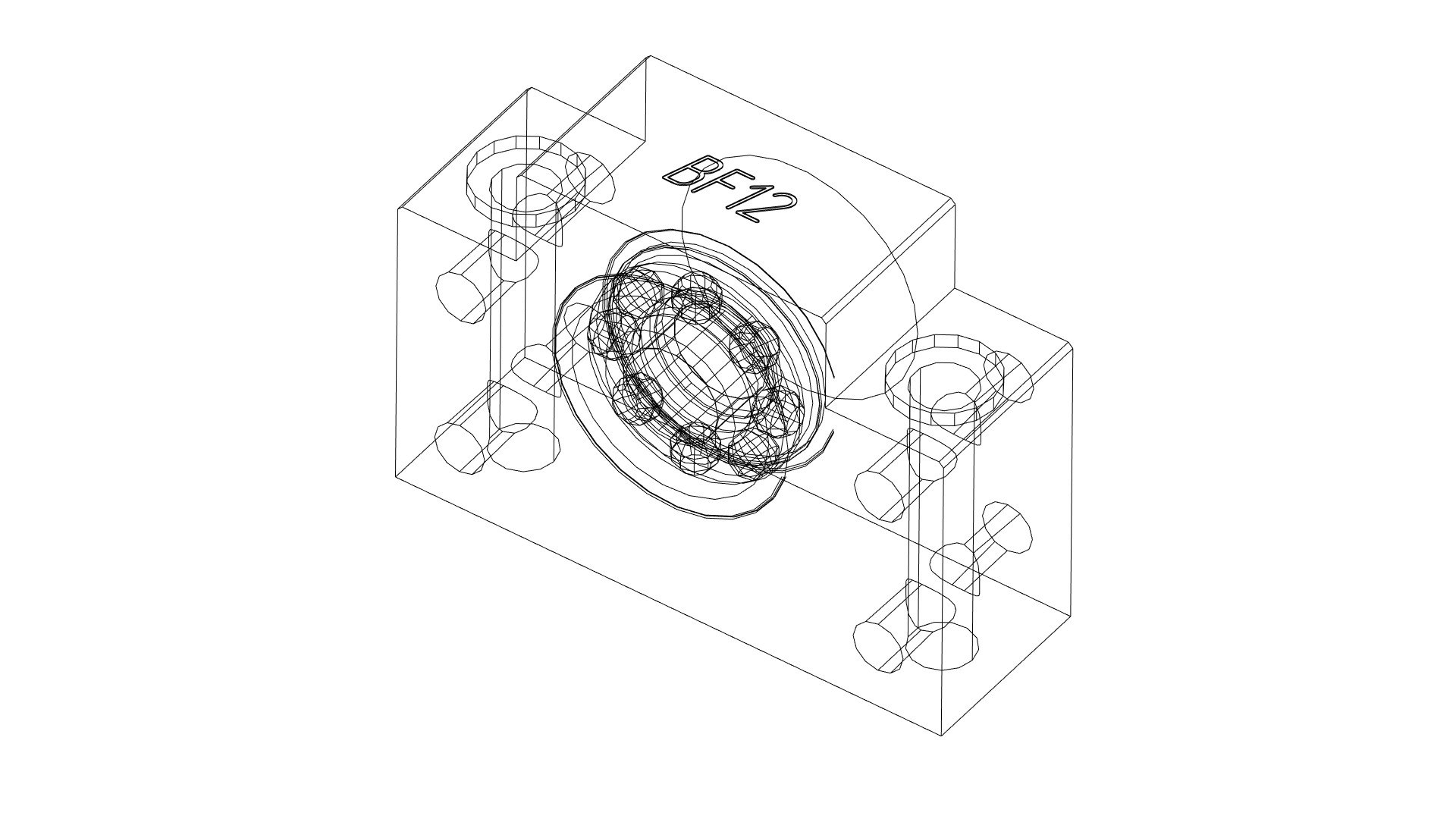 3D BF12 Supports Model - TurboSquid 2010218