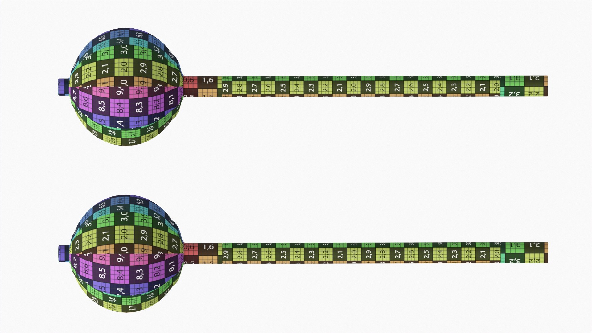 Melon Hammer Pair 3D Model - TurboSquid 1856530