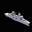 F125 Class Frigate 3ds