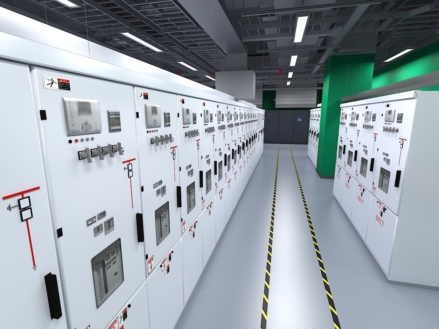 3D Model Power Distribution Room - TurboSquid 2123444