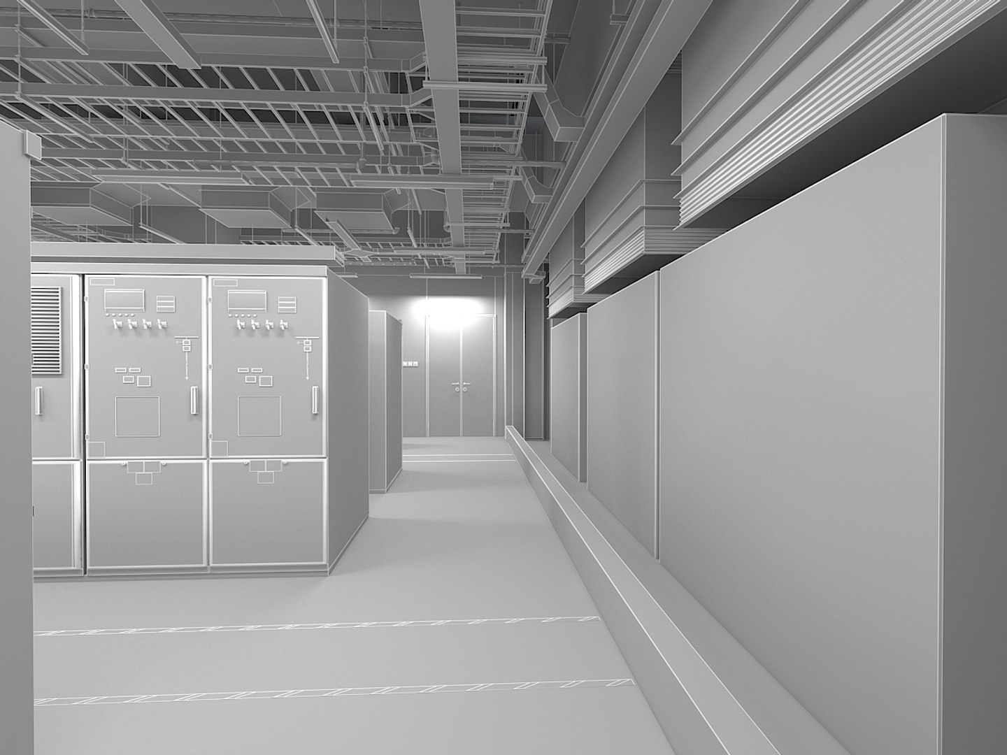 3D Model Power Distribution Room - TurboSquid 2123444