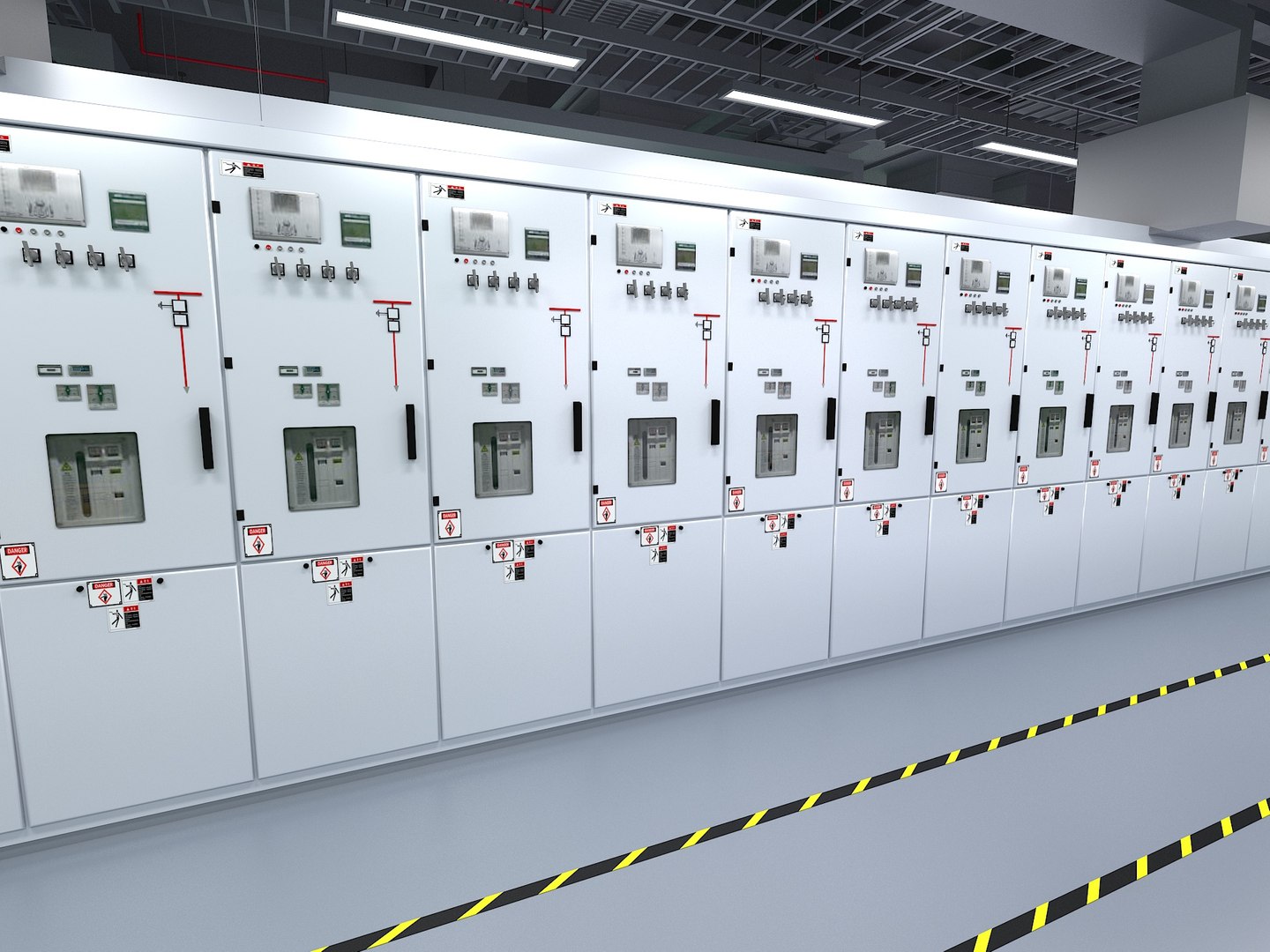 3D Model Power Distribution Room - TurboSquid 2123444