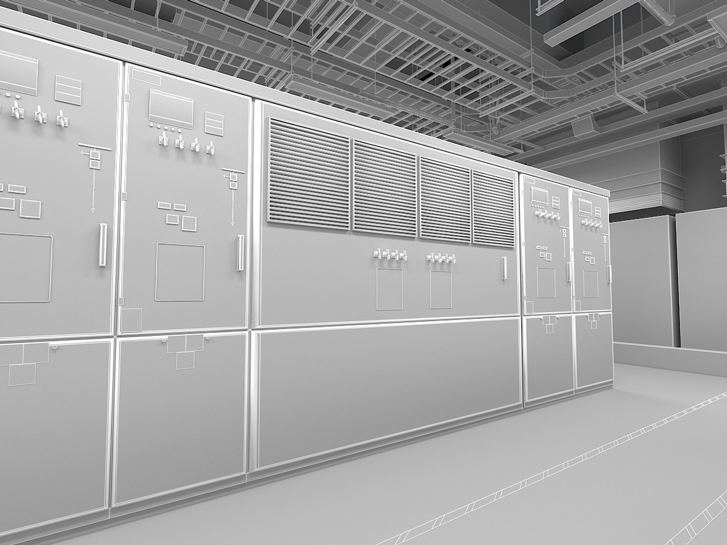 3D Model Power Distribution Room - TurboSquid 2123444