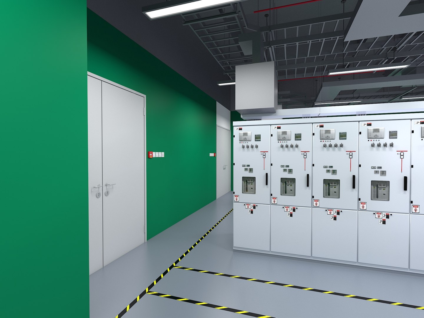 3D Model Power Distribution Room - TurboSquid 2123444