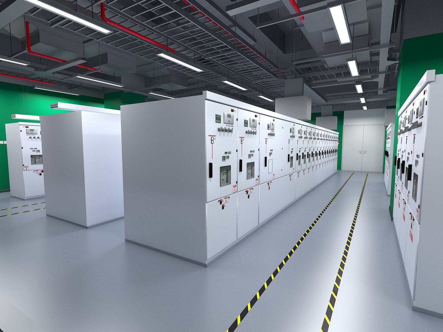 3D Model Power Distribution Room - TurboSquid 2123444
