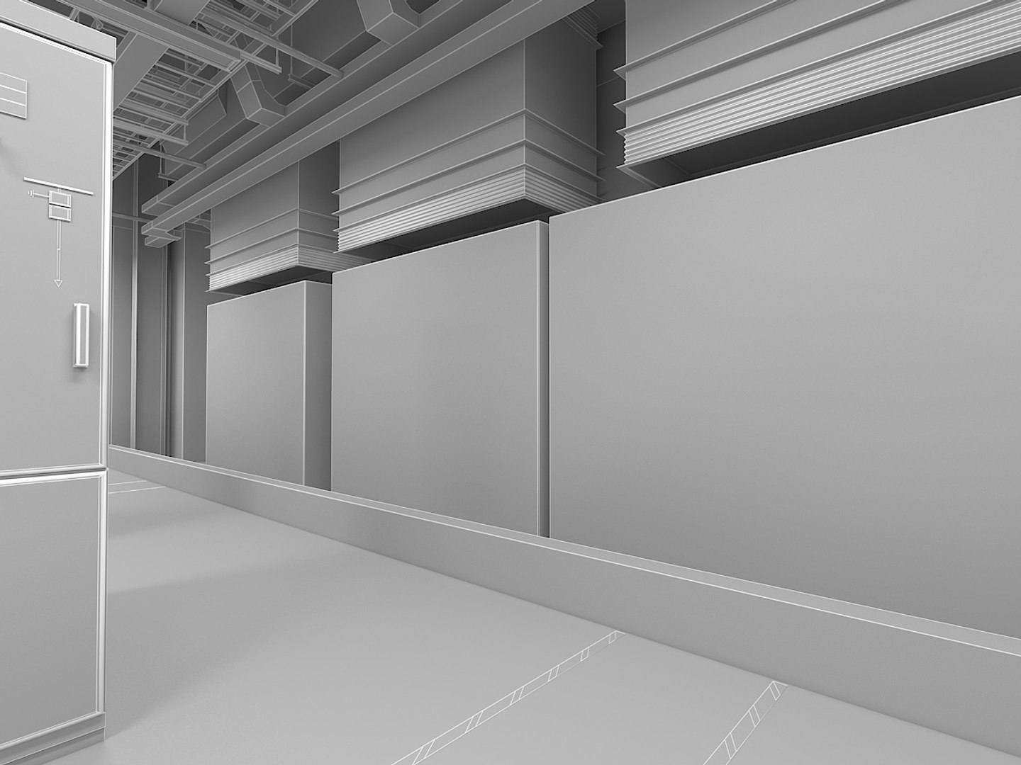 3D Model Power Distribution Room - TurboSquid 2123444