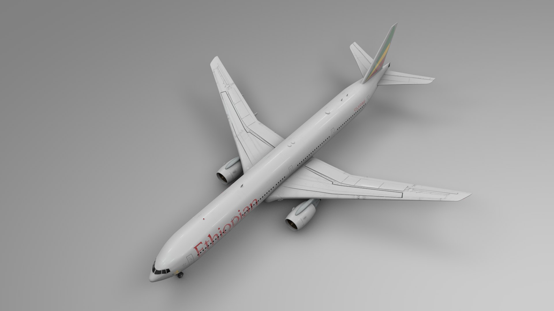 3D Ethiopian Airlines Boeing 777-300er - TurboSquid 1496992