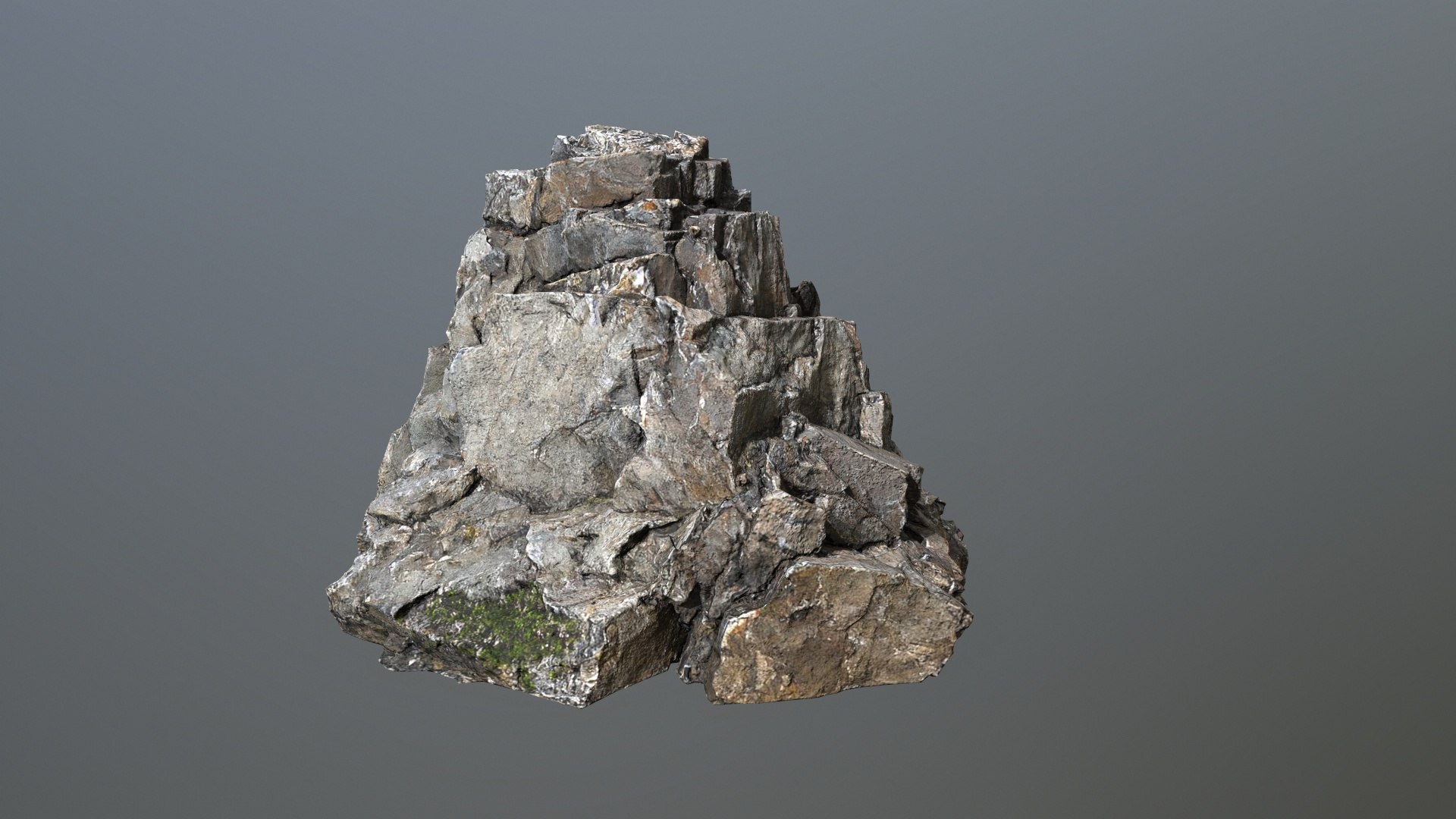 3D Model Cliff Rocks - TurboSquid 2312703