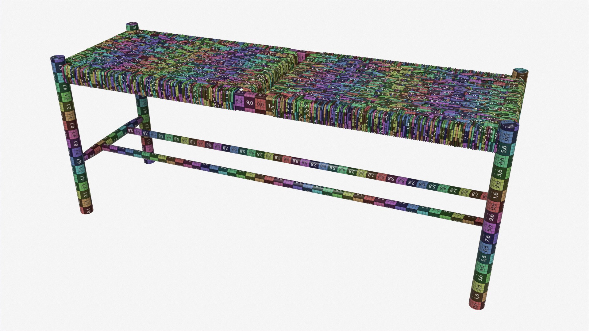 KEPLER 2-seater Bench Model - TurboSquid 2094117