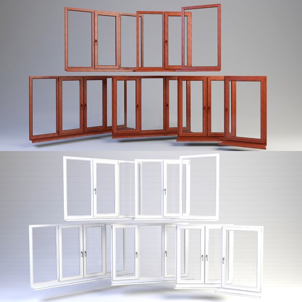 plastic windows 3d max