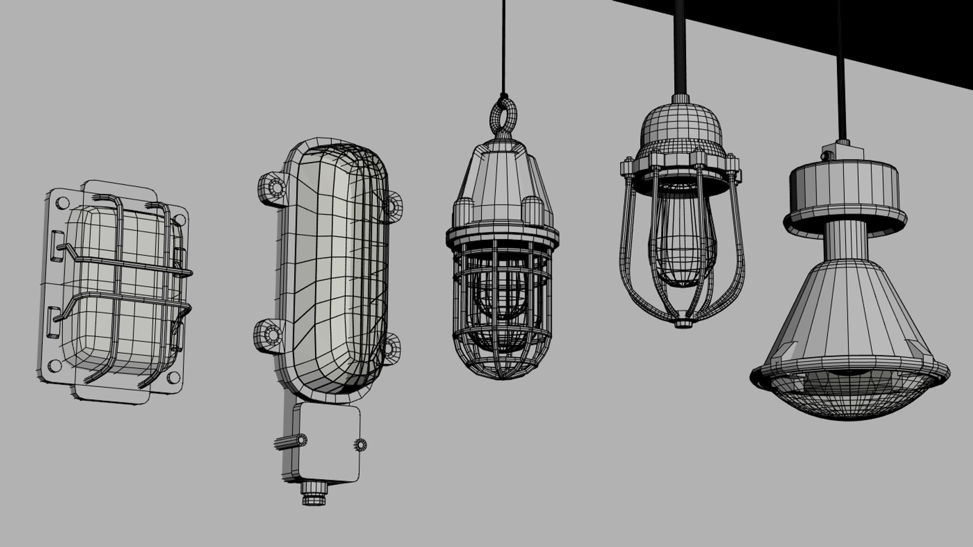 Industrial Factory Lights 3D - TurboSquid 1316582