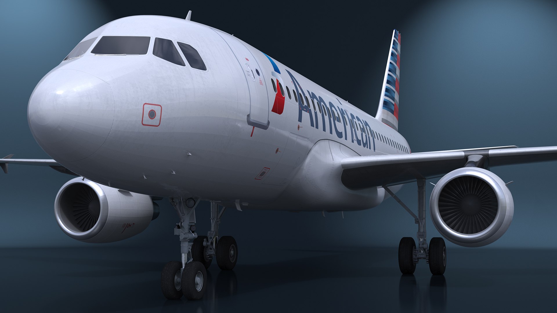 Airbus A320 American Airlines 3D Model - TurboSquid 2372378