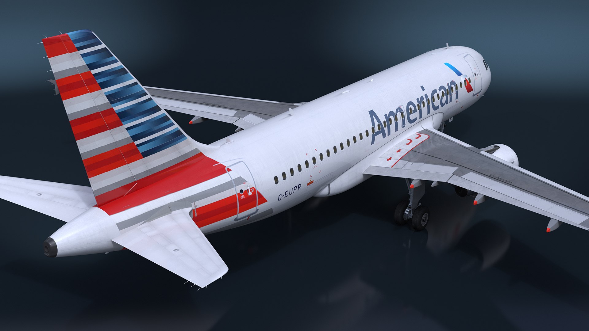 Airbus A320 American Airlines 3D Model - TurboSquid 2372378