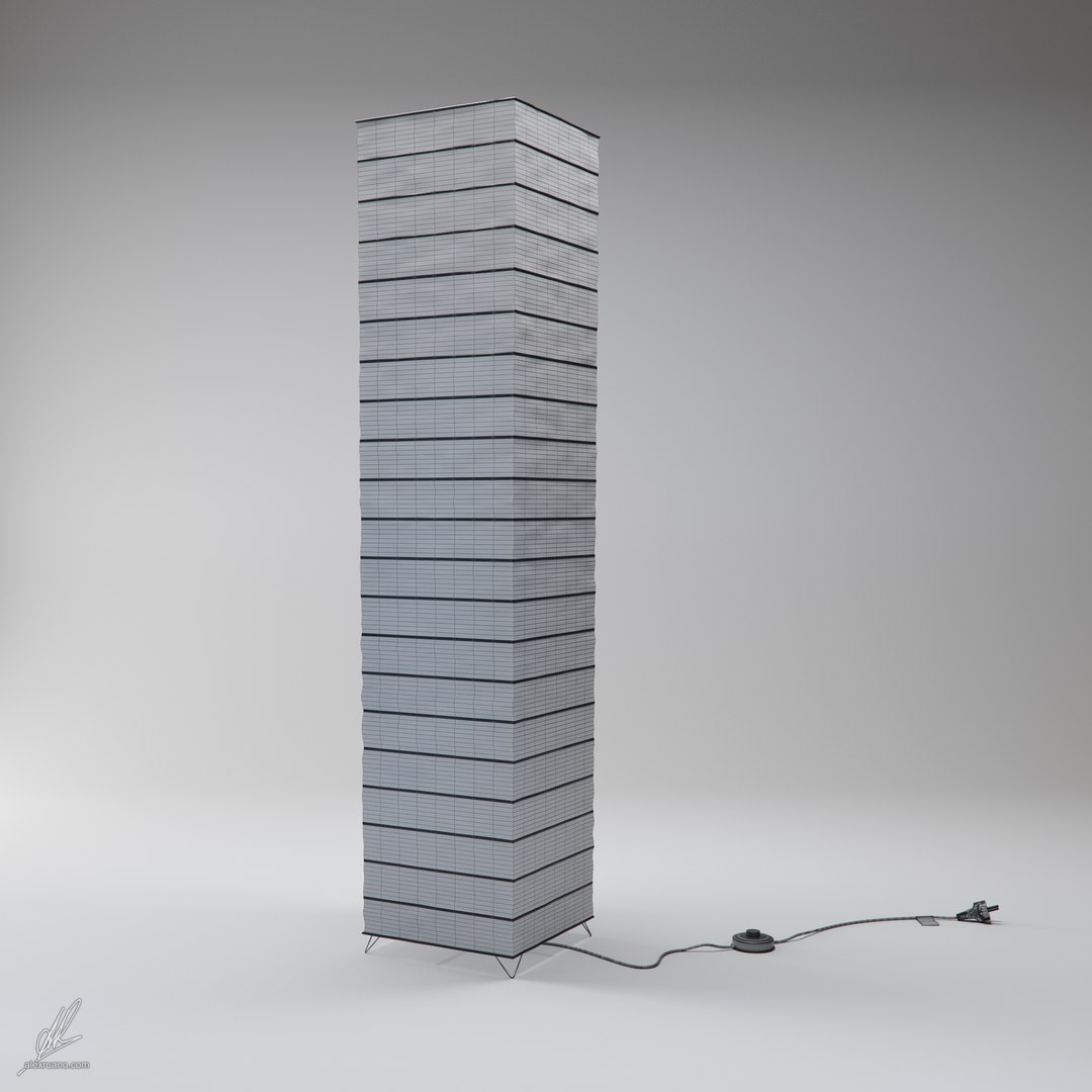 Paper Lamp 3D Model - TurboSquid 1229504