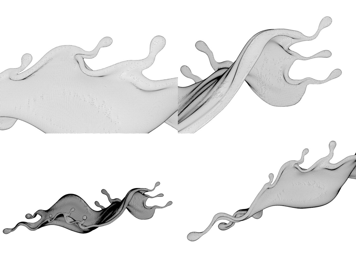 3D model splash liquid water - TurboSquid 1637800