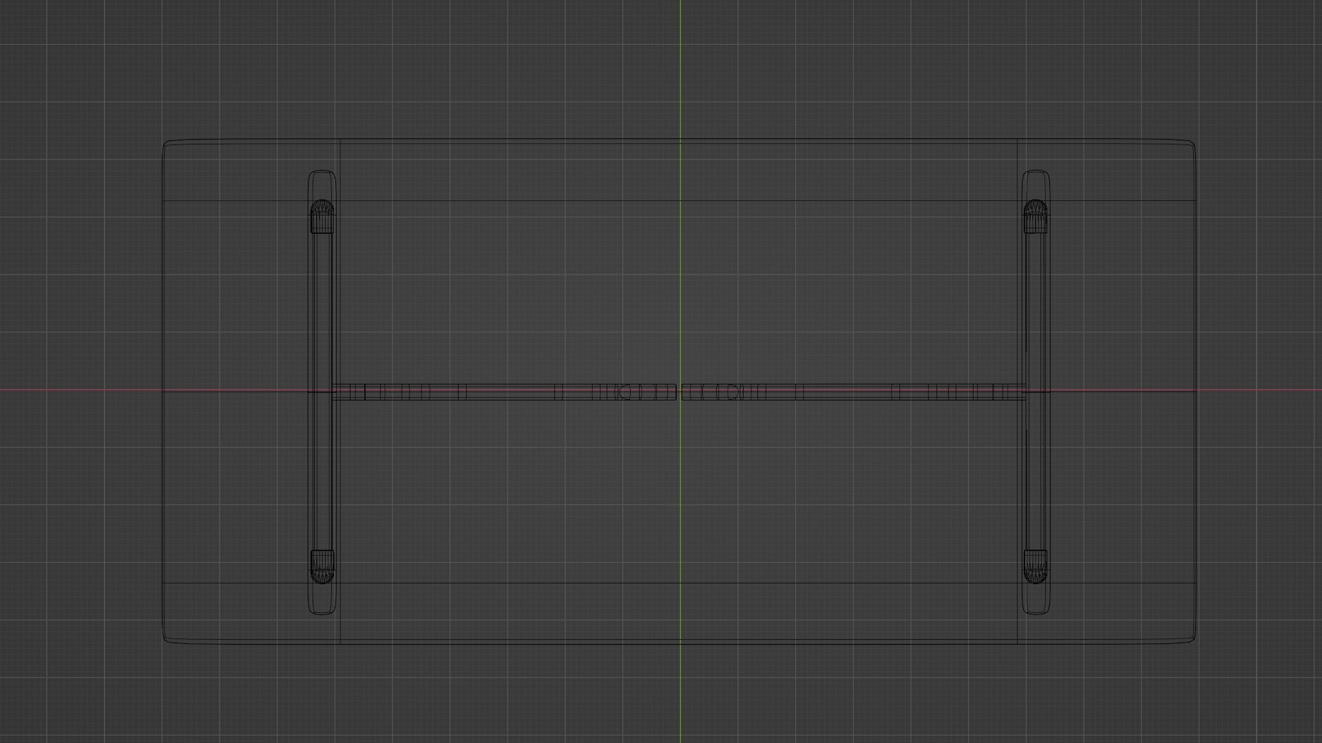 Stylised modern wooden table 3D model subdiv ready 3D model ...