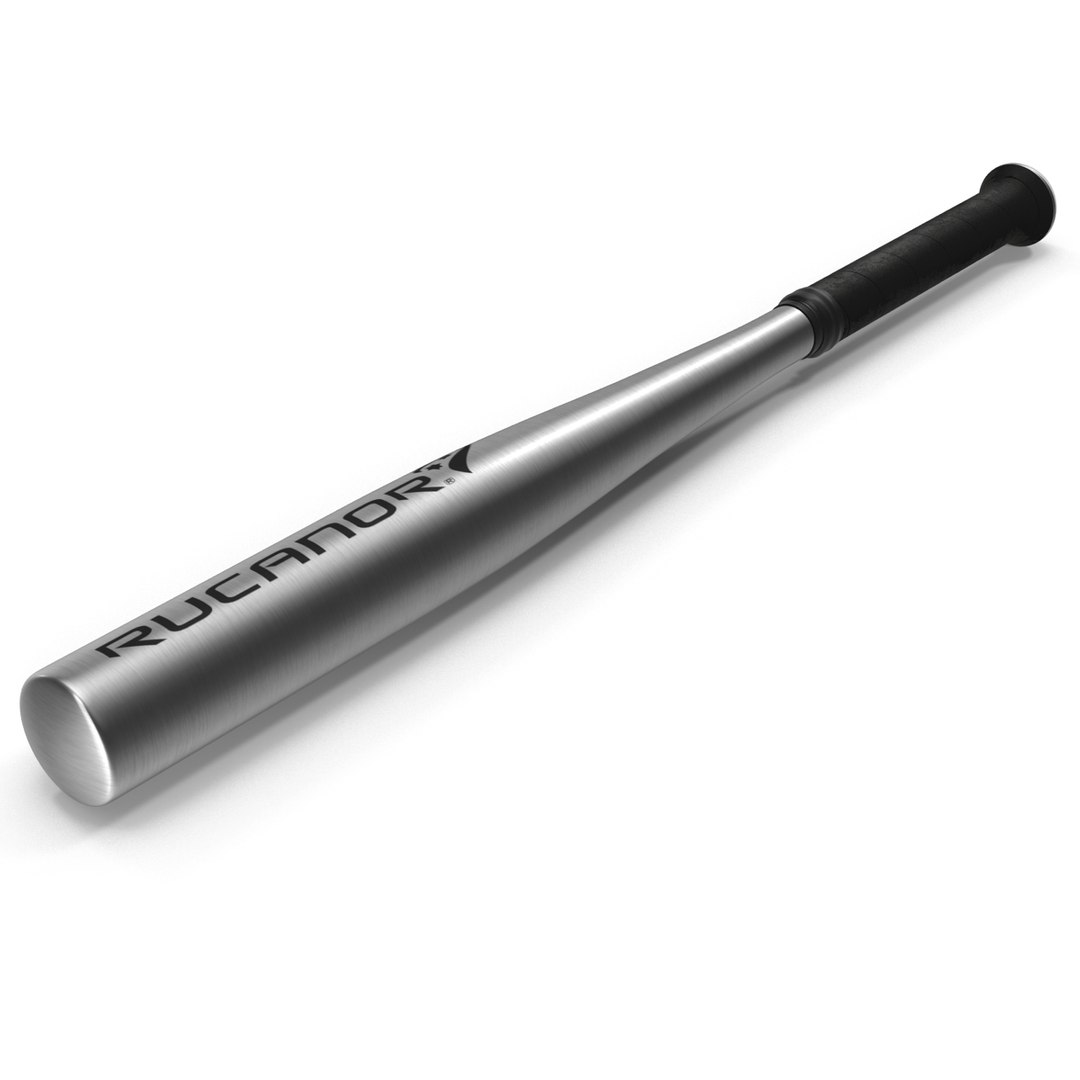 3ds Metal Baseball Bat Modeled