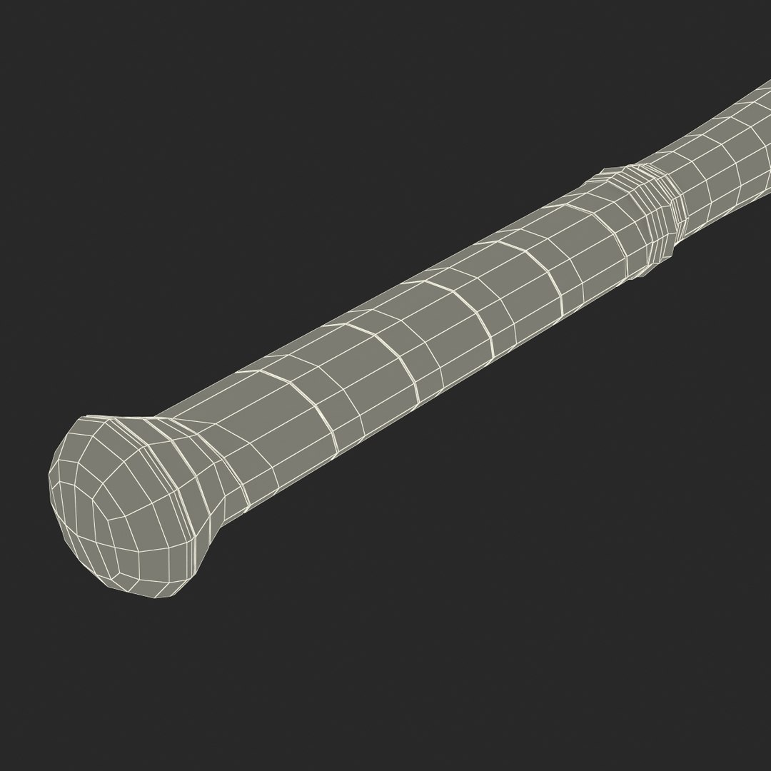 3ds metal baseball bat modeled